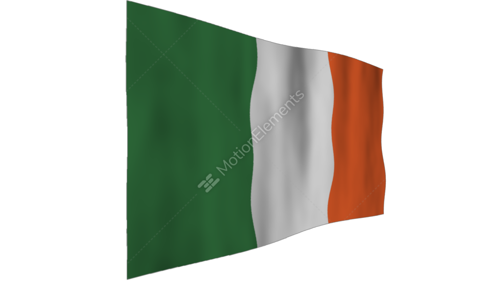 Waving Irish Flag Gif
