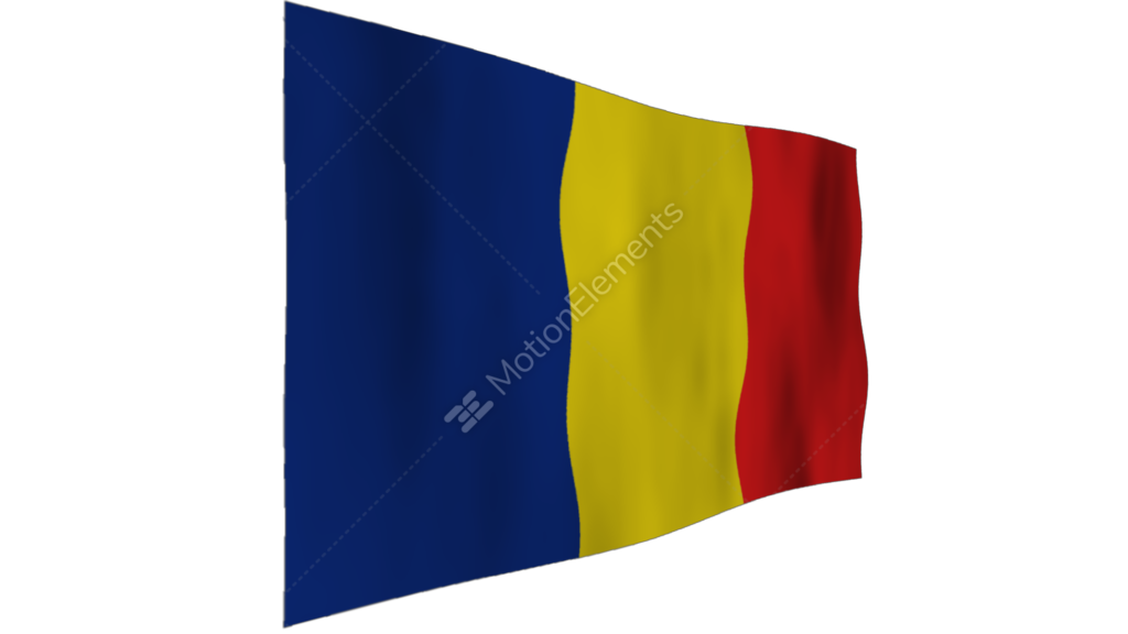 Romanian Flag Animated