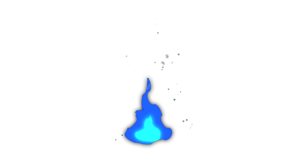 Blue Fireball Gif