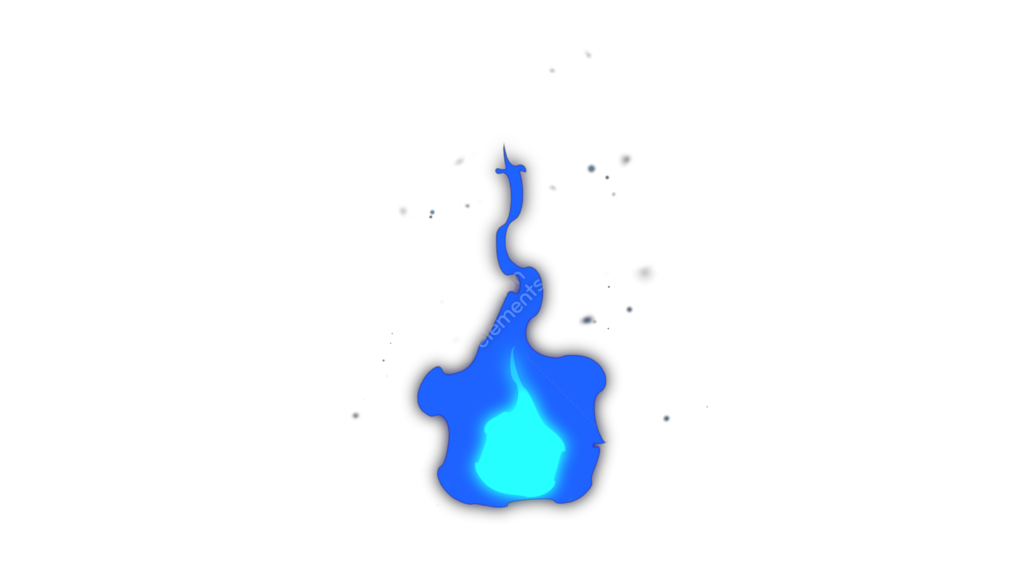 Blue Fireball Gif