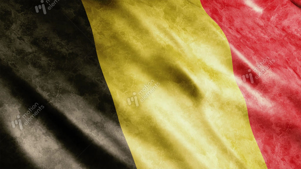 Belgium Flag Waving