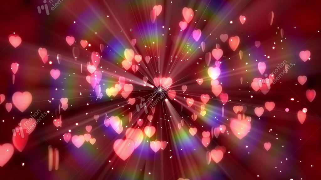 Animated Moving Hearts
