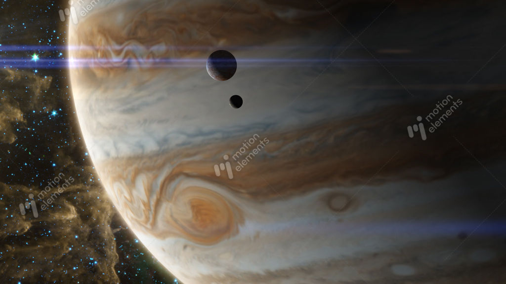 Moons Of Jupiter Animation