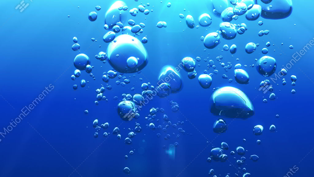 Animated Underwater Bubbles